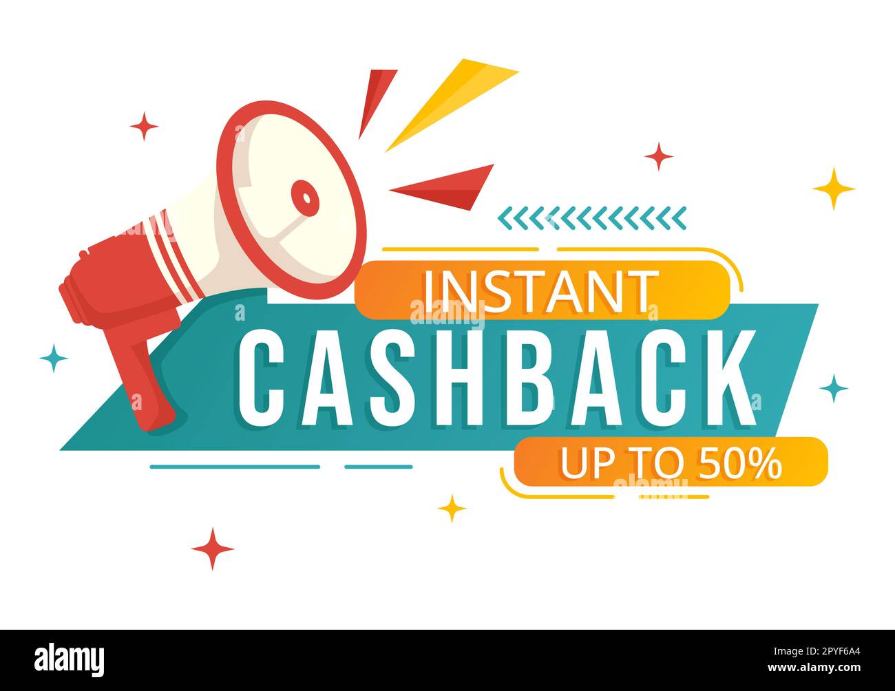 Cashback Illustration with Financial Payment to Money Cash Back Service ...
