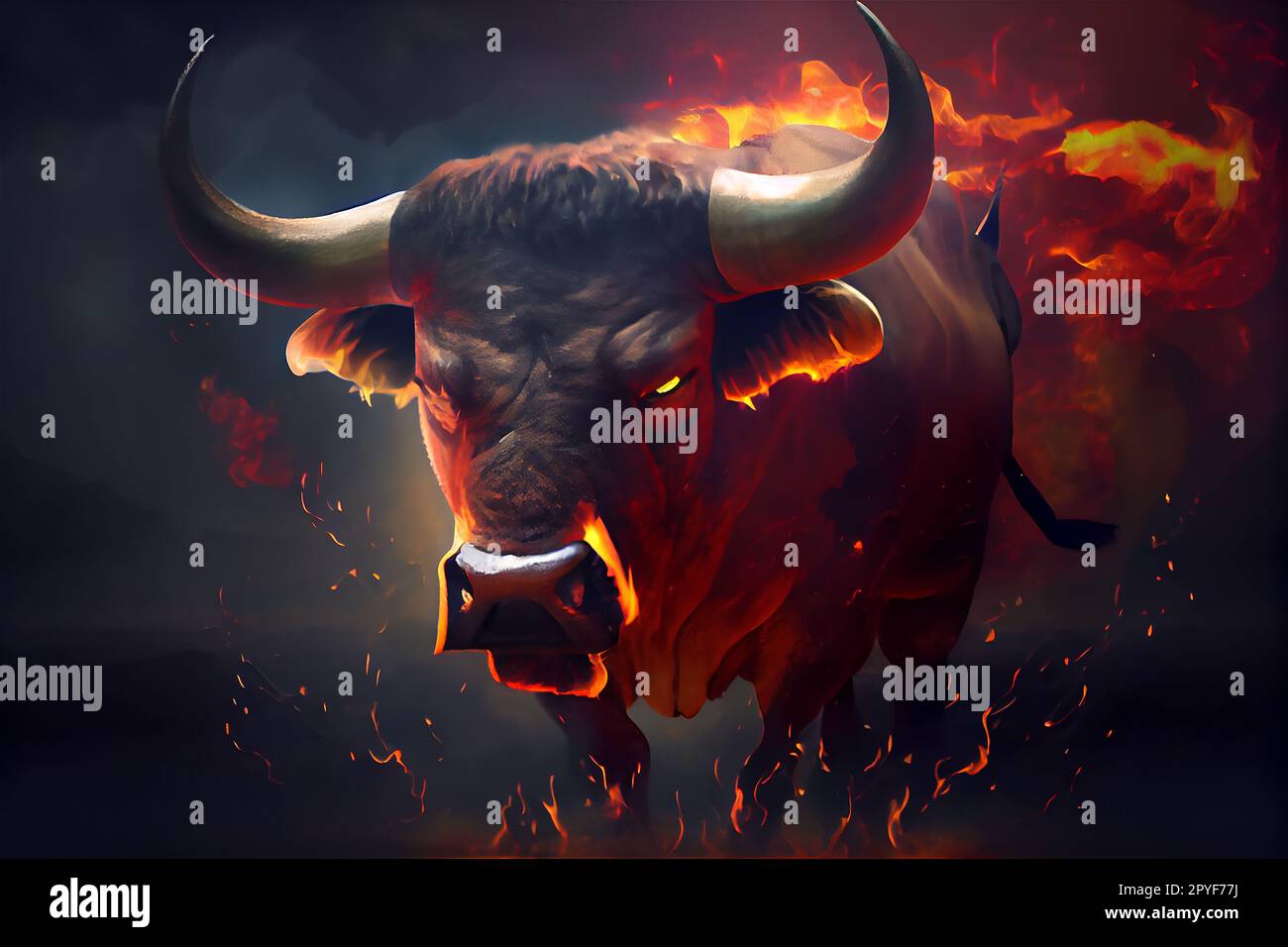 Angry Bull Wallpaper