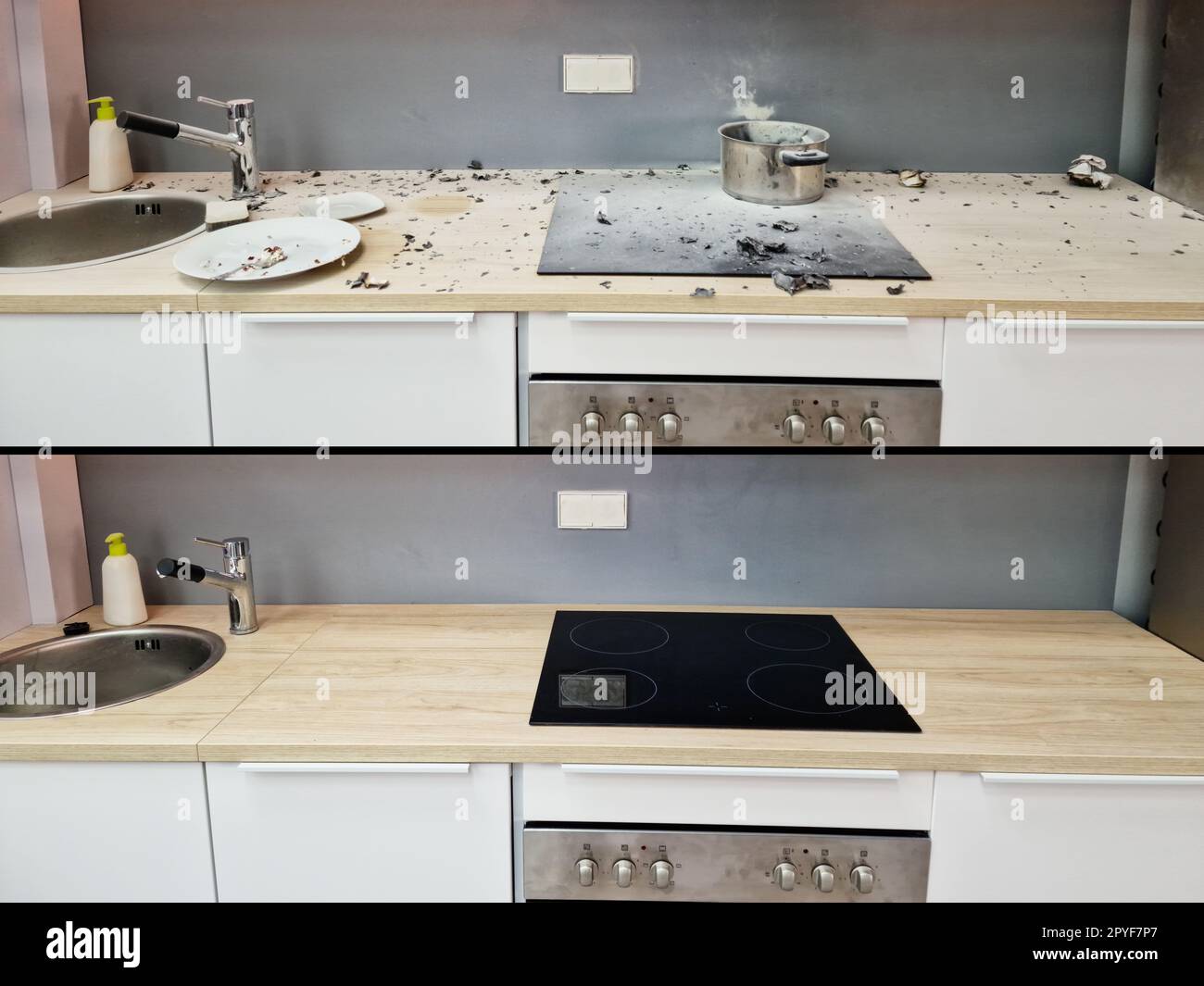 Dirty kitchen hi-res stock photography and images - Alamy