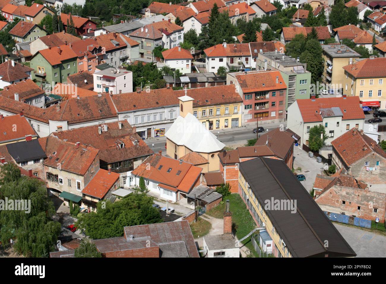 Parish Church of the Holy Three Kings in Karlovac, Croatia Stock Photo ...