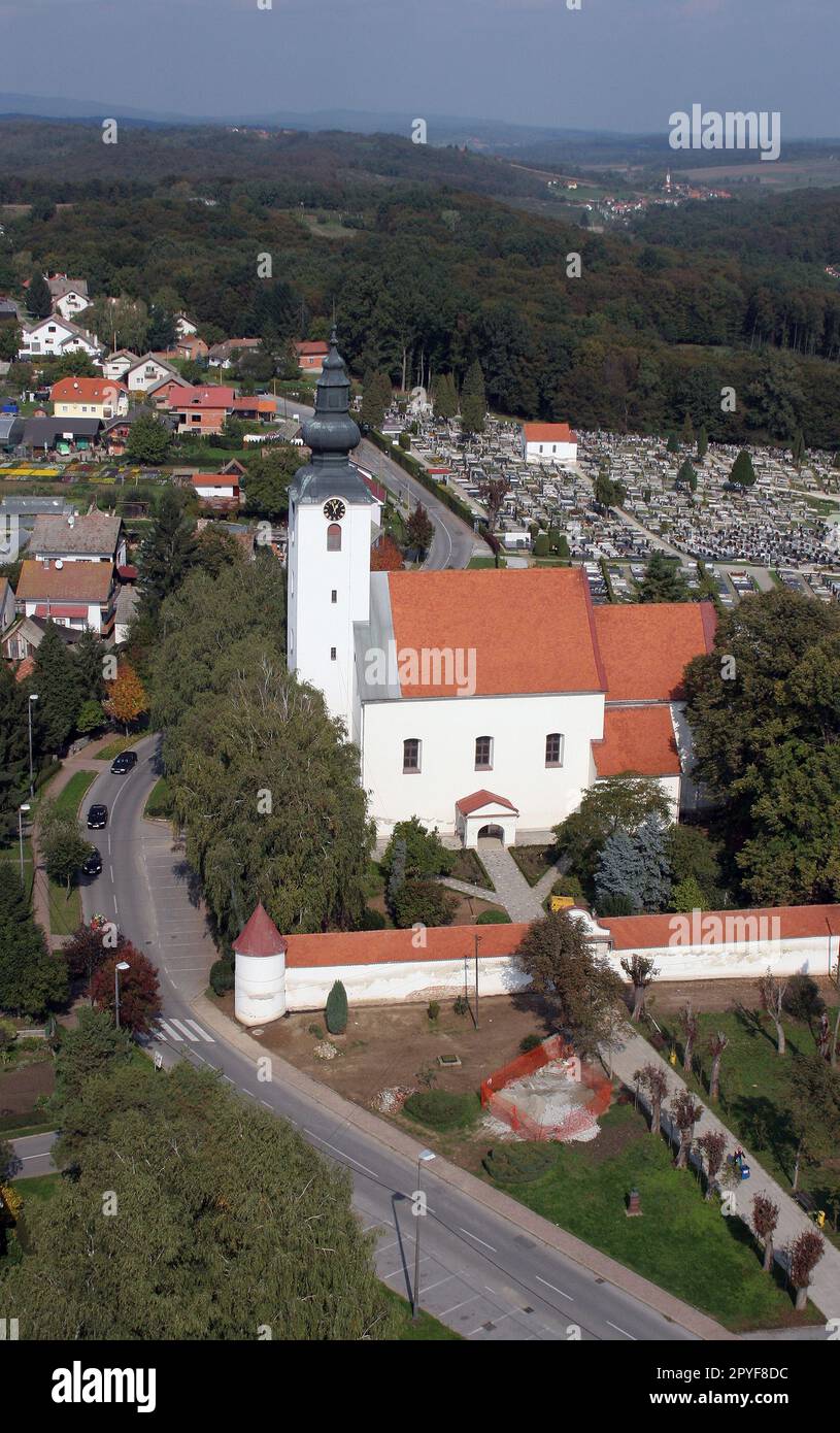 Parish Church of Our Lady of Snows in Kutina, Croatia Stock Photo - Alamy