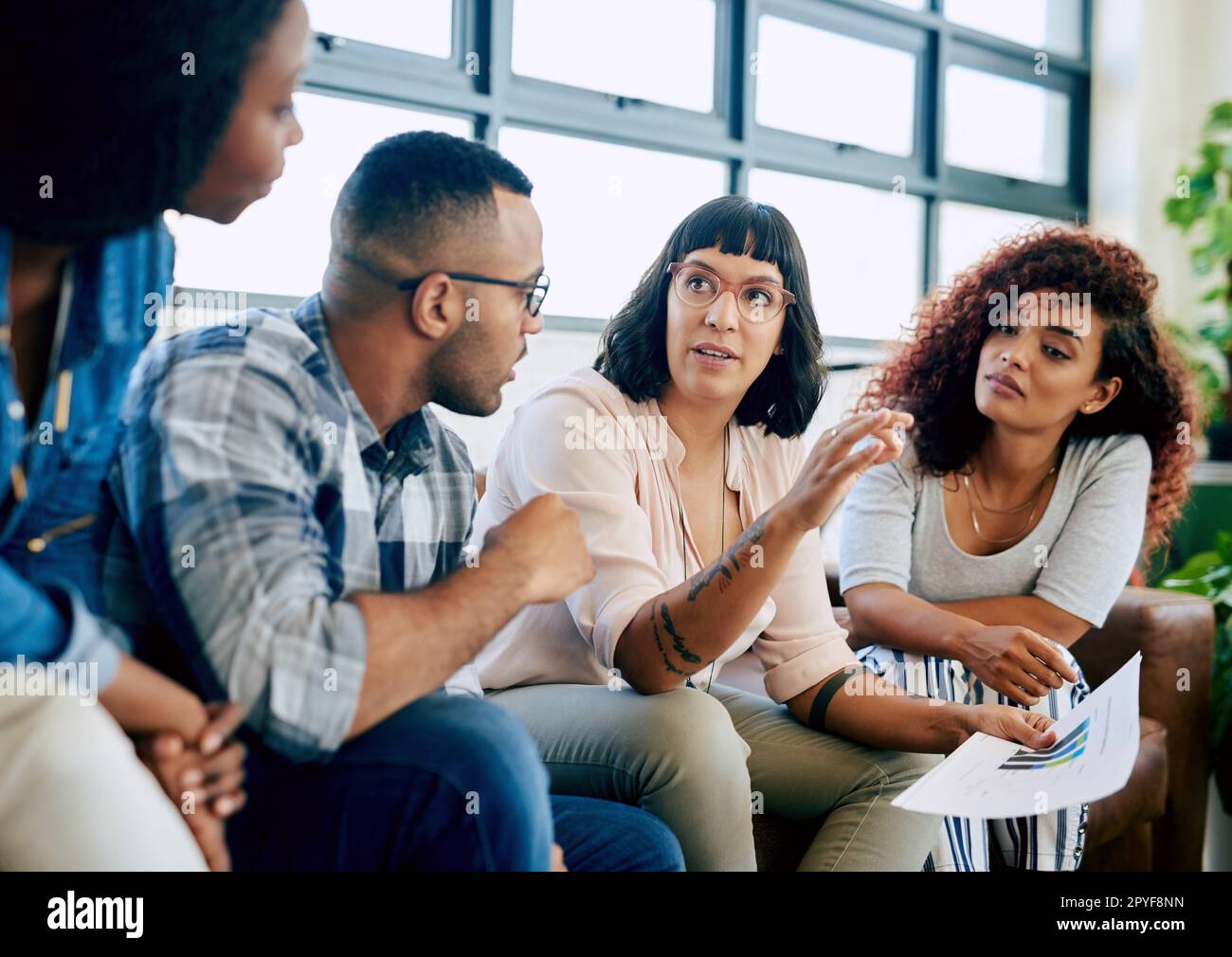 Colleagues collaborating hi-res stock photography and images - Alamy