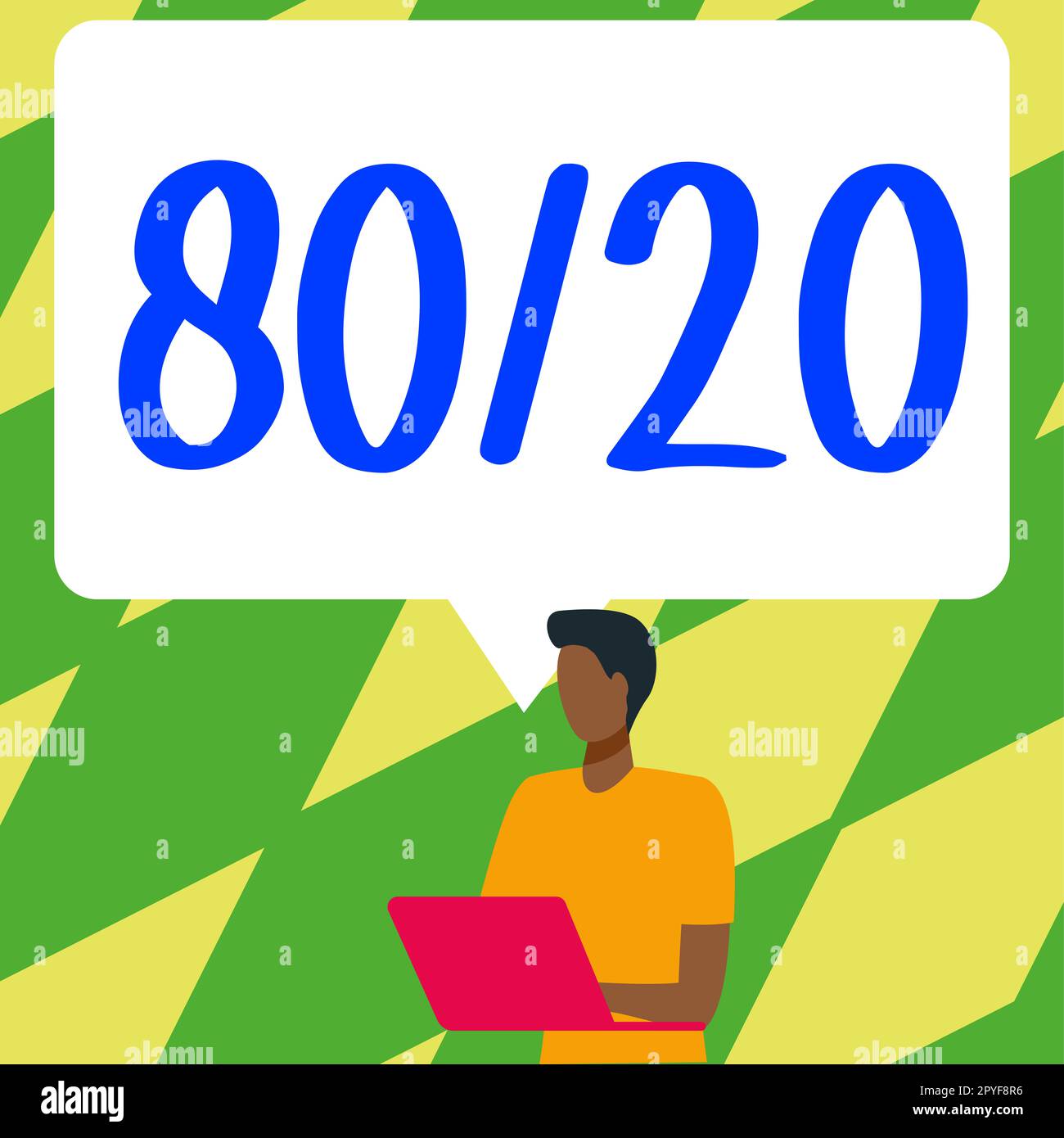 Conceptual display 80 20 percent. Concept meaning Pareto principle of ...