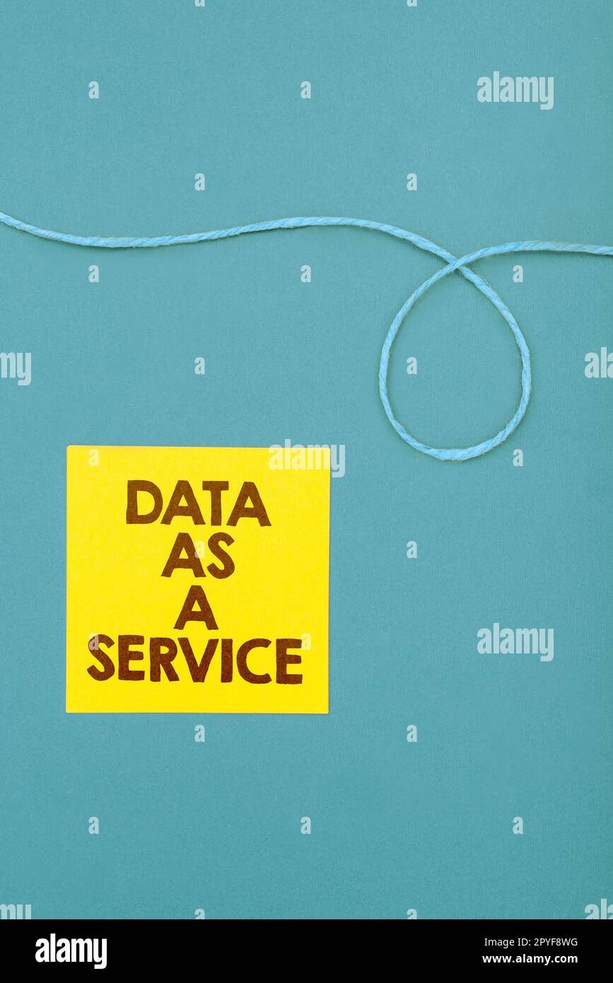 Handwriting Text Data As A Service Business Overview Act Of Securing And To Storing Data For