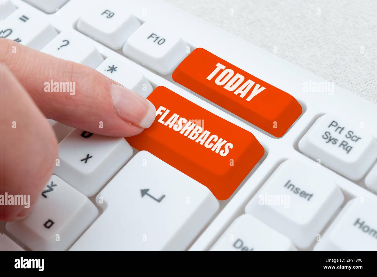 Sign displaying Flashbacks. Internet Concept interruption of ...