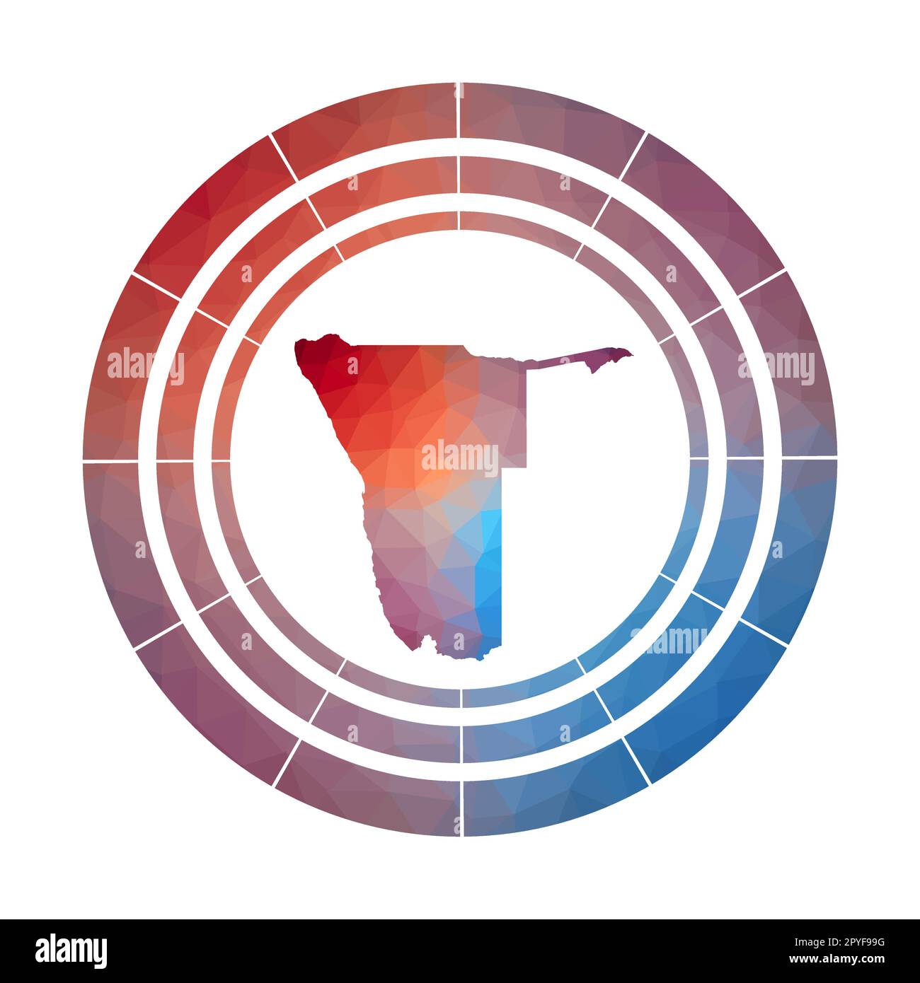 Namibia map new style hi-res stock photography and images - Alamy