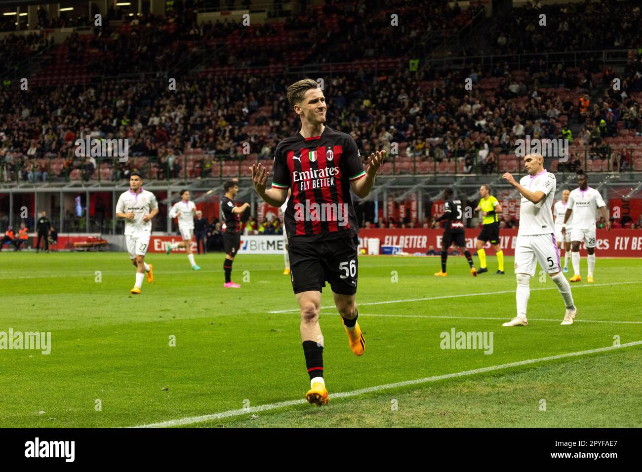 Serie A football match between Atalanta BC and AS Roma at Gewiss ...
