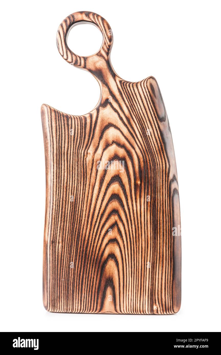 Live Edge Stilized Burned Ash Tree Vintage Wooden Chopping Board ...