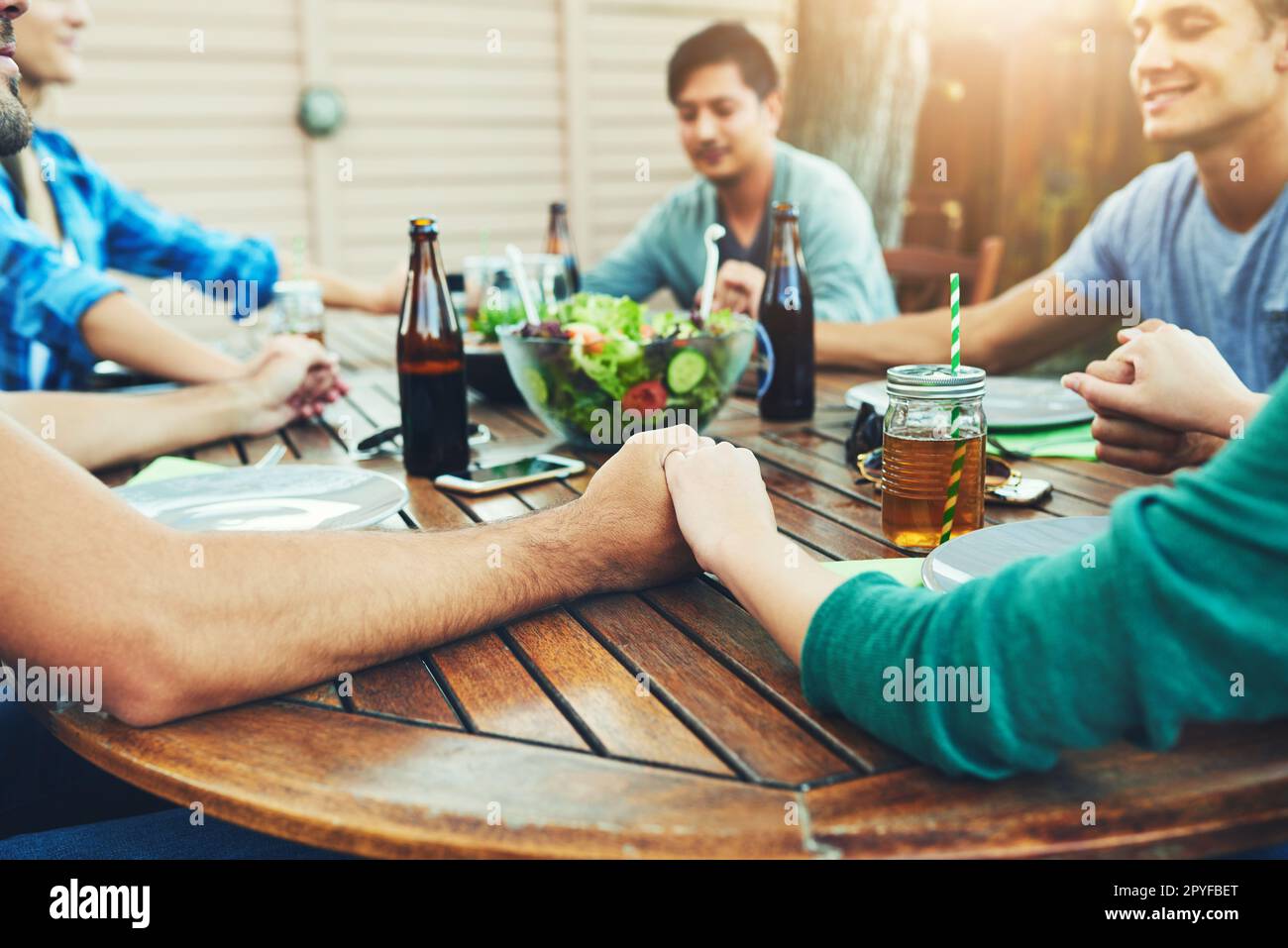Grateful gathering hi-res stock photography and images - Alamy