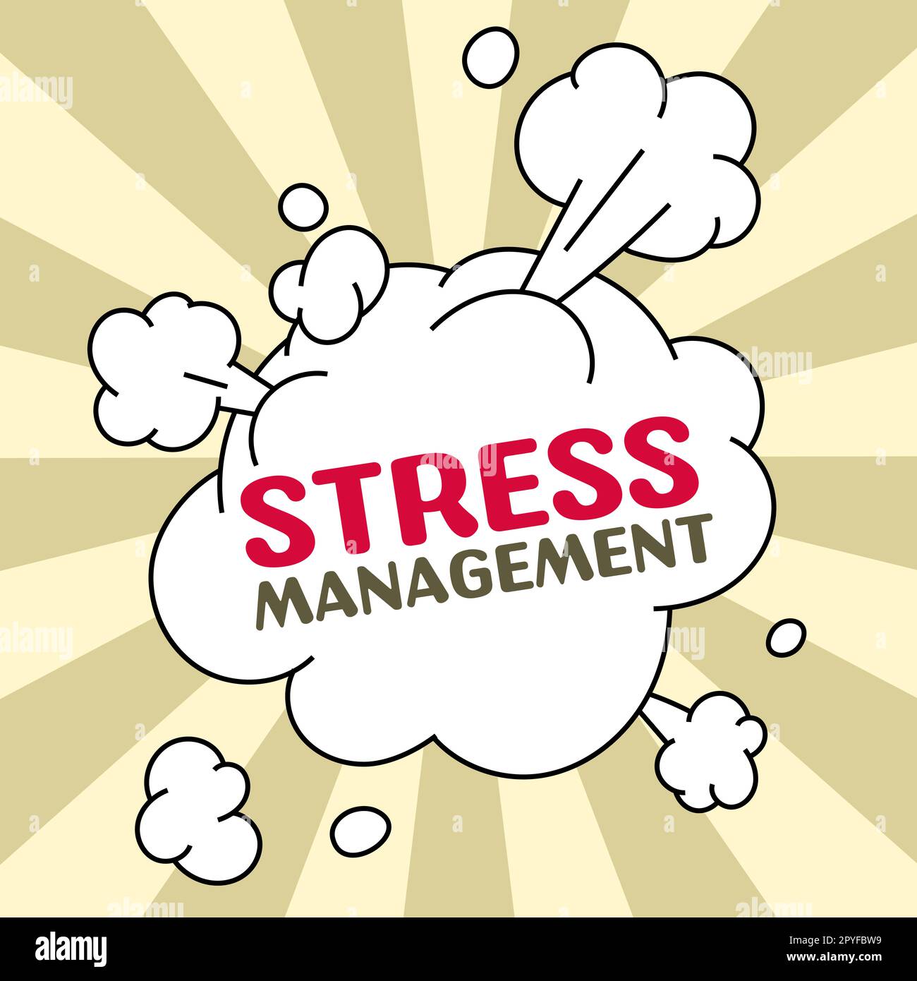 Conceptual display Stress Management, Word Written on learning ways of ...