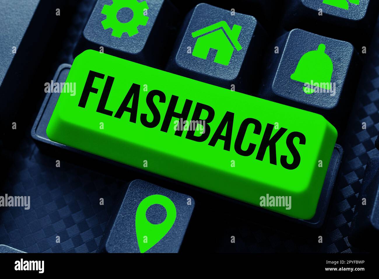 Text caption presenting Flashbacks. Business overview interruption of ... Text caption presenting Flashbacks. Business overview interruption of ...