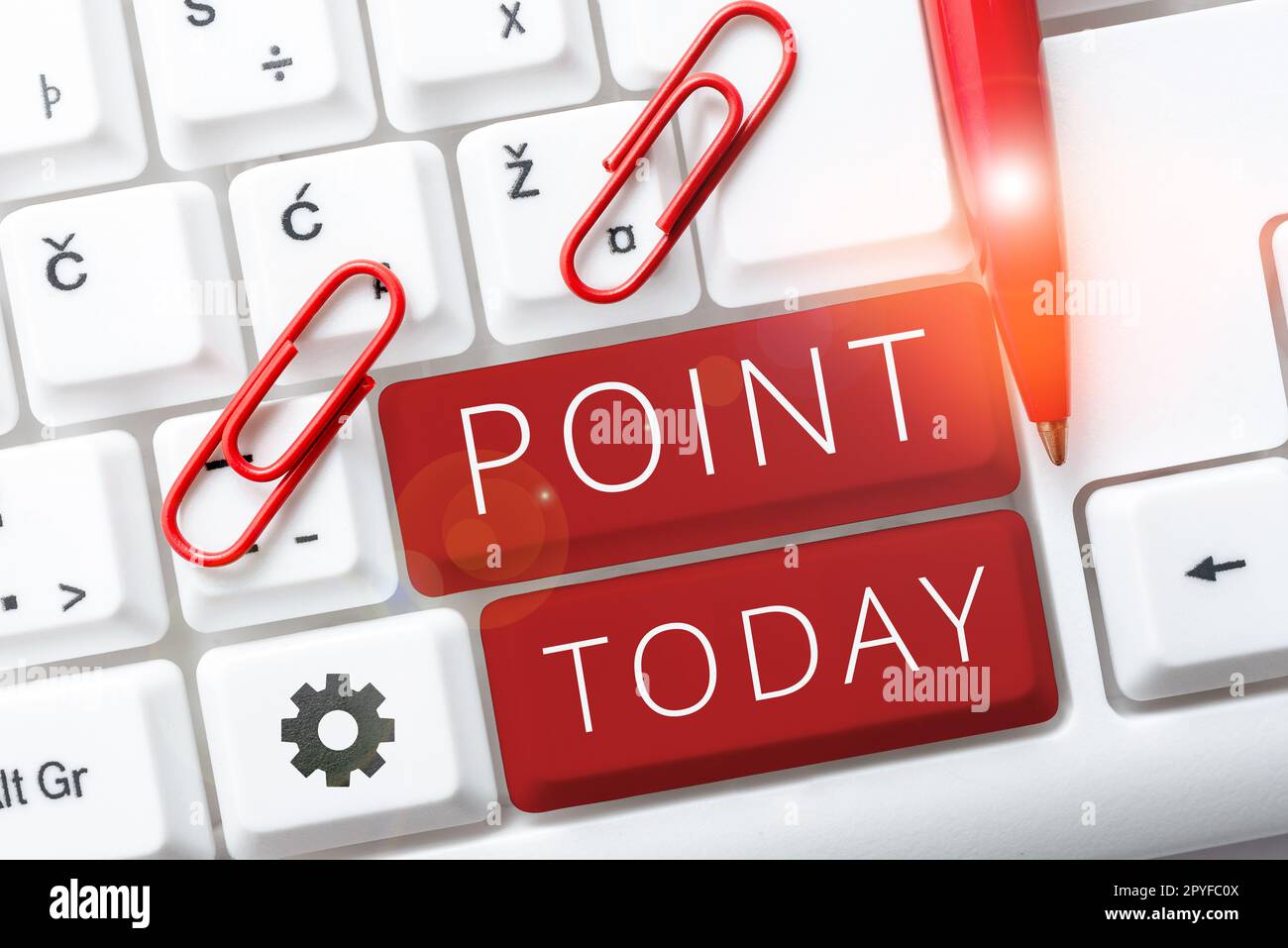 Sign displaying Point. Business showcase dot or other punctuation mark ...