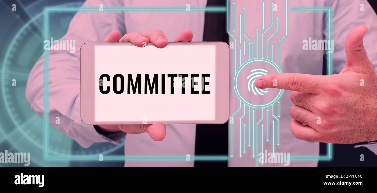 Conceptual display Committee. Word Written on Group of people appointed ...