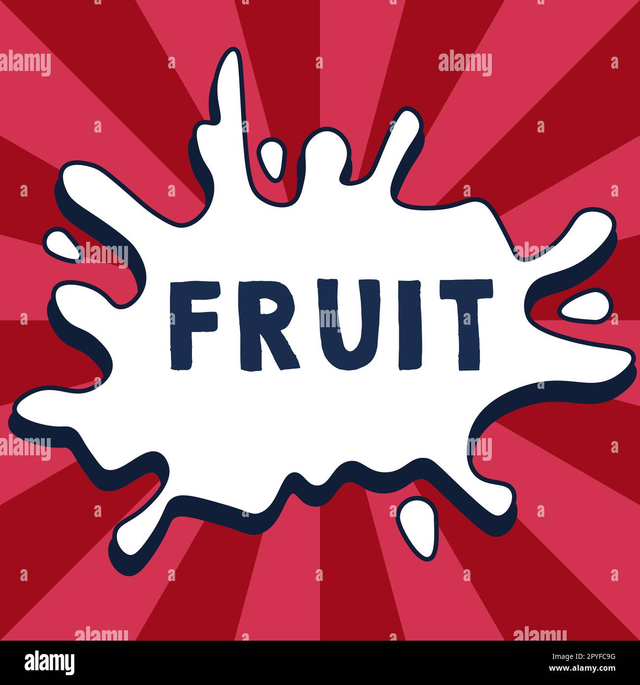 Writing displaying text Fruit. Concept meaning sweet and fleshy product ...