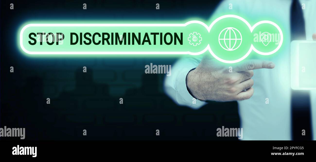 Conceptual display Stop Discrimination. Business approach Prevent ... Conceptual display Stop Discrimination. Business approach Prevent ...