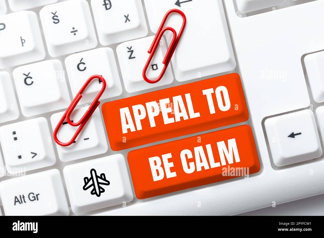 Text caption presenting Appeal To Be Calm. Business idea Stay relaxed ...