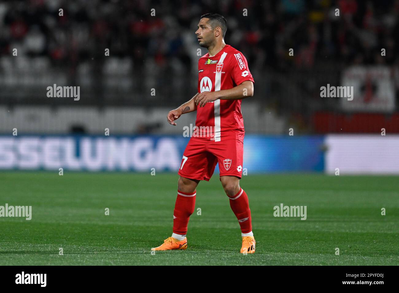 Monza, Italy, 03/05/2023, Dany Mota of AC Monza and Denzel Dumfries of ...