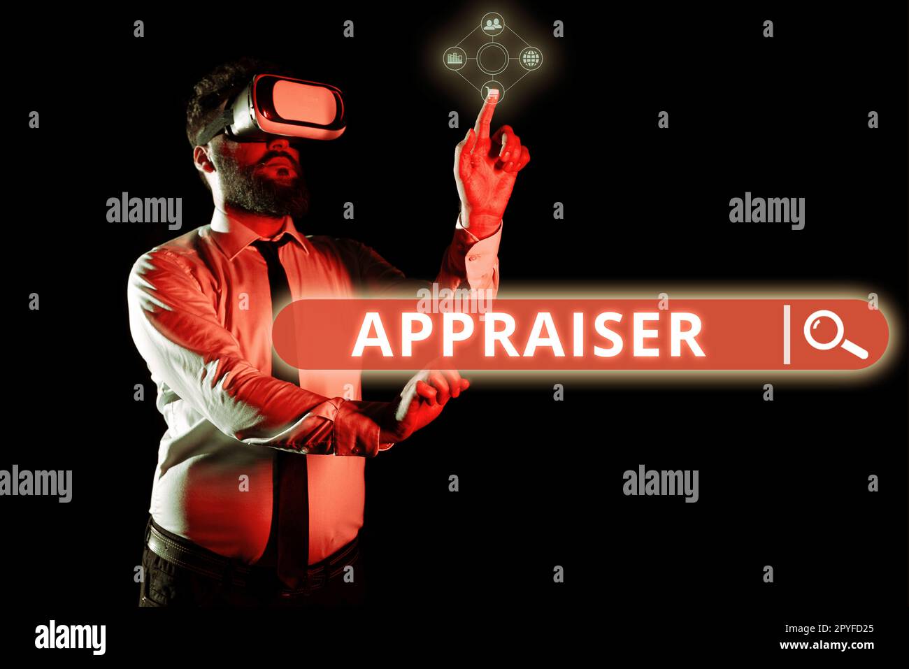 Inspiration showing sign Appraiser. Business overview person that ...
