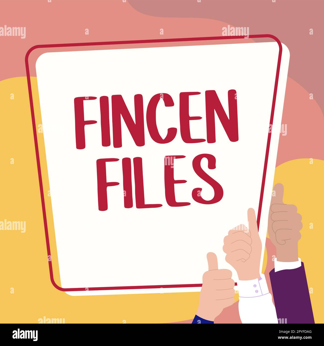 Handwriting text Fincen Files. Business approach Transactions in ...