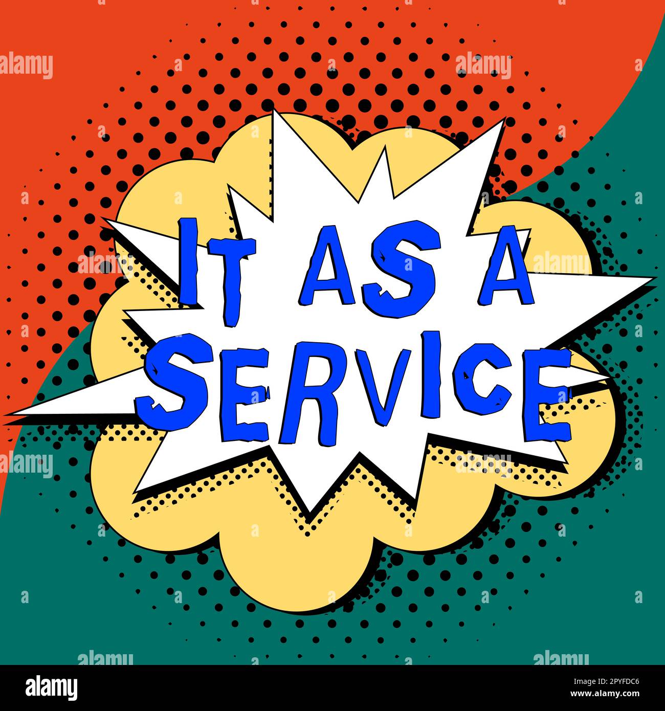 Hand writing sign It As A Service. Business approach information ...