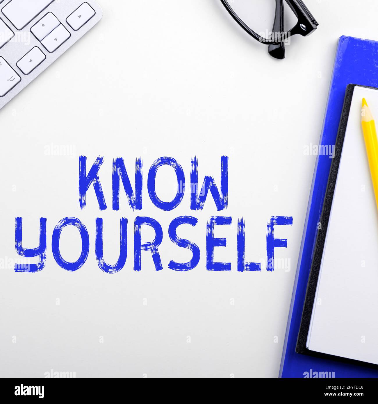 Text sign showing Know Yourself. Business concept Find You ...