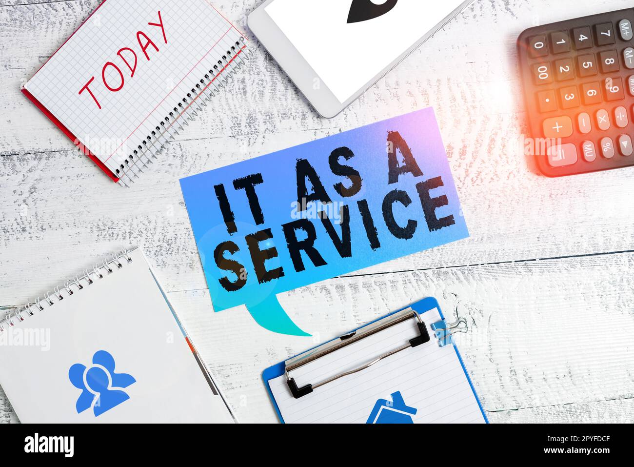 Writing displaying text It As A Service. Conceptual photo information ...