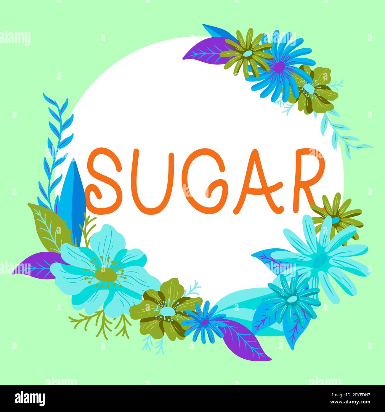 Text sign showing Sugar. Word Written on sweet crystalline substance ...