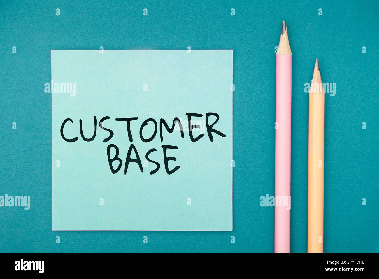 Sign displaying Customer Base. Word for encourage customers to buy your ...