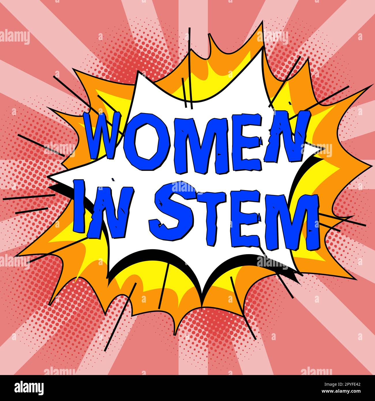Handwriting text Women In Stem. Internet Concept Science Technology ...