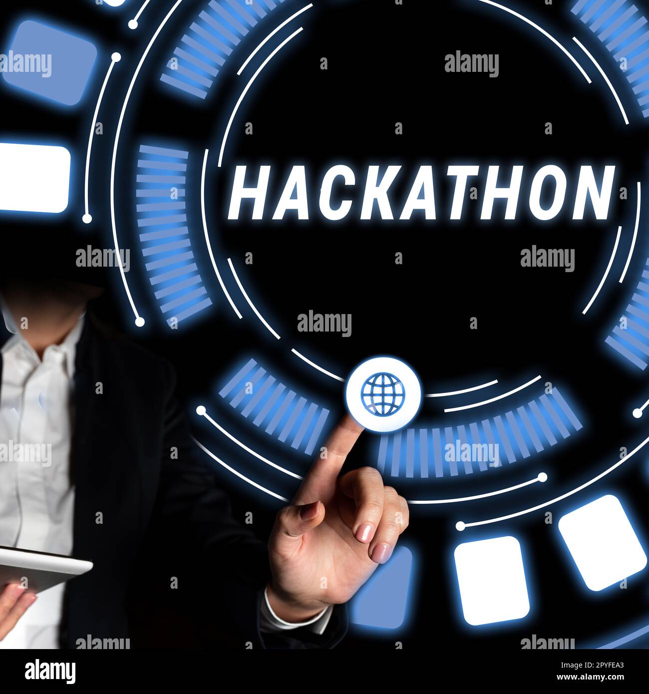 Text sign showing Hackathon. Internet Concept event where large number ... Text sign showing Hackathon. Internet Concept event where large number ...