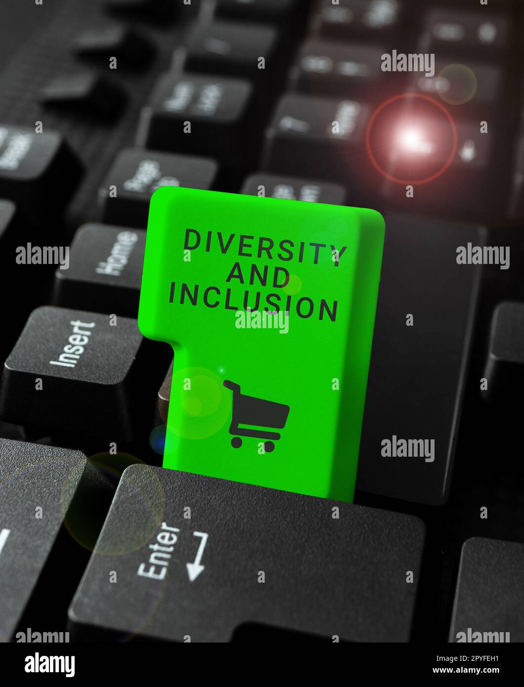 Conceptual display Diversity And Inclusion. Business showcase range ...