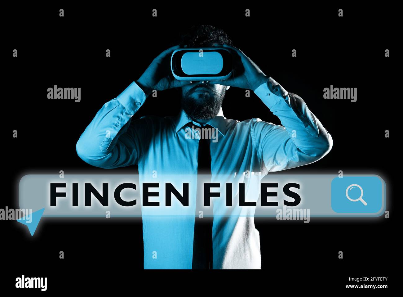 Conceptual display Fincen Files. Word Written on Transactions in ...