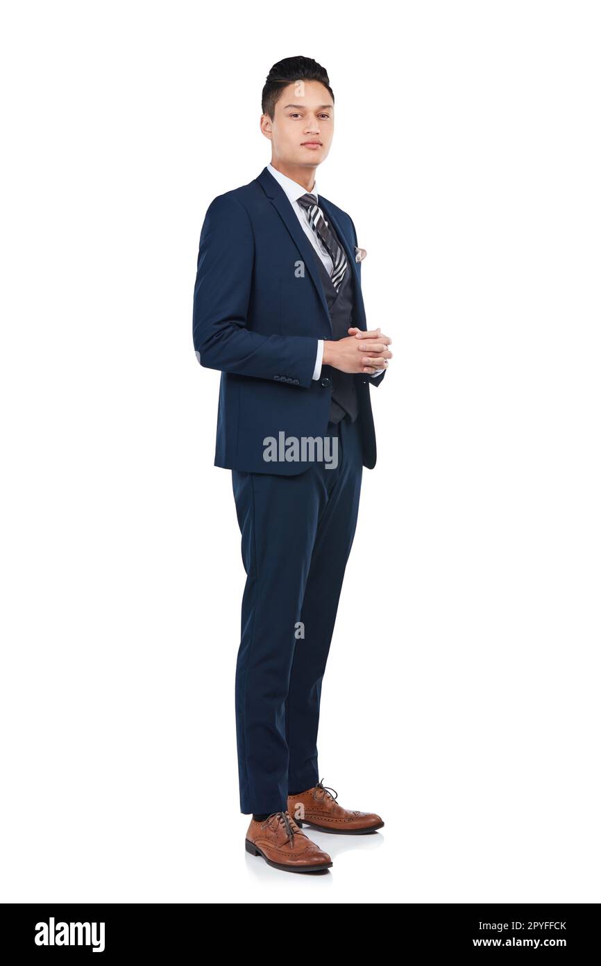 Style that speaks highly of his professional brand. Studio portrait of a confident young ...