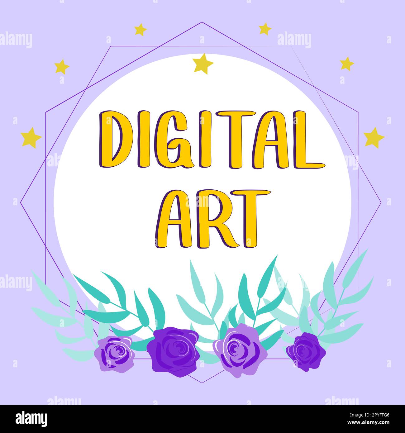 Digital art text hi-res stock photography and images - Alamy