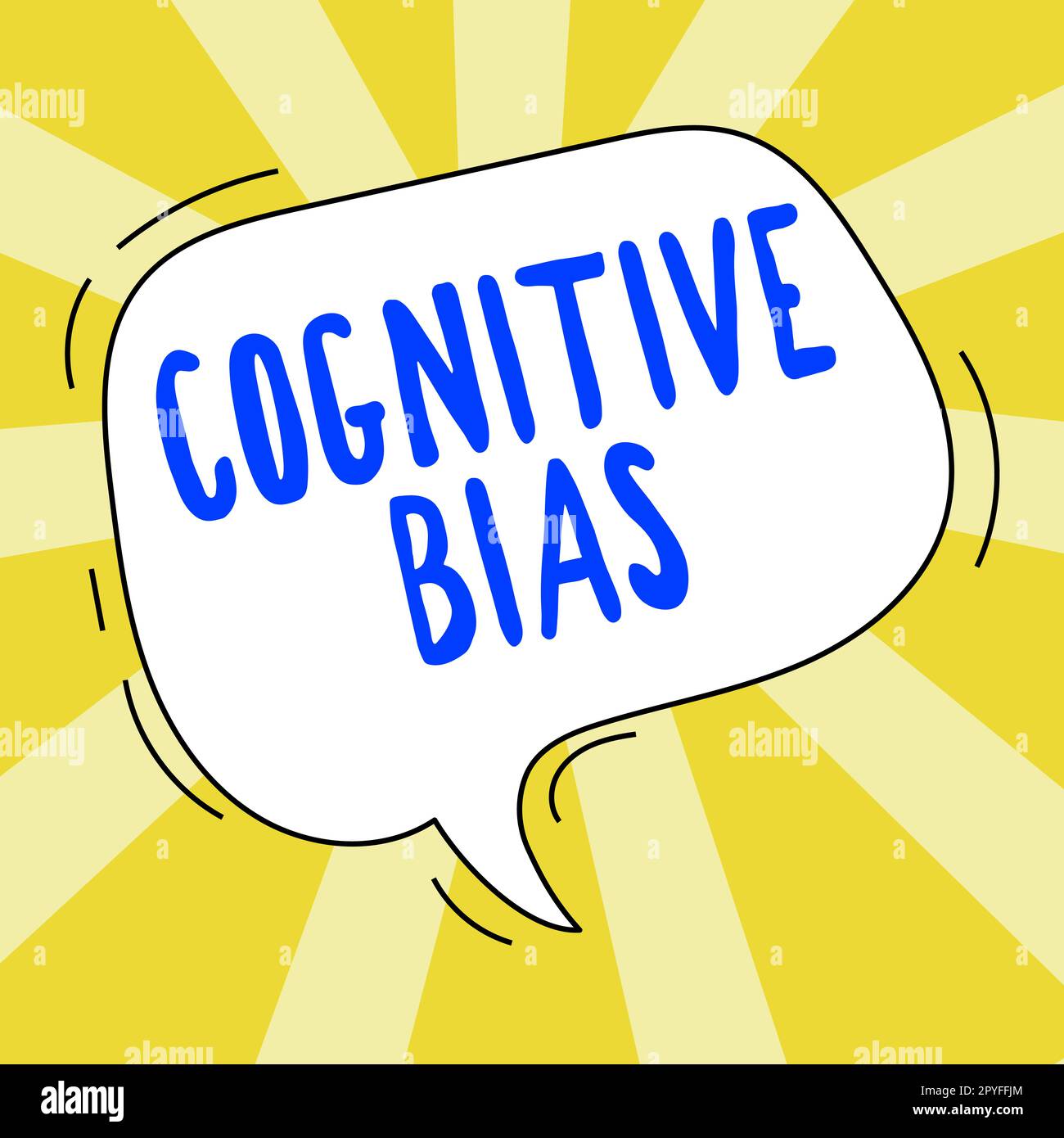 Handwriting text Cognitive Bias. Conceptual photo Psychological ...