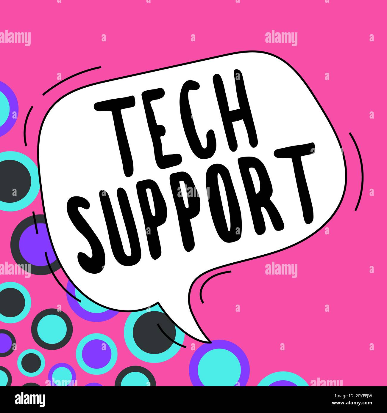 Sign displaying Tech Support. Conceptual photo Assisting individuals ...