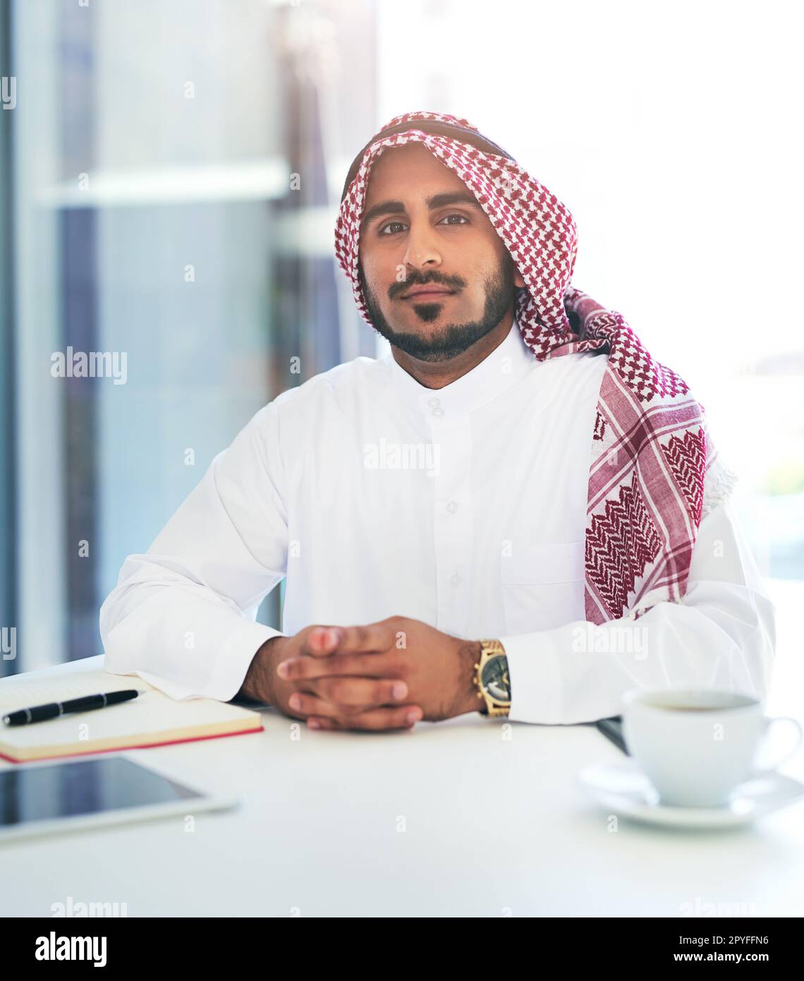 Nothing comes between me and my ambition. Portrait of a confident young ...