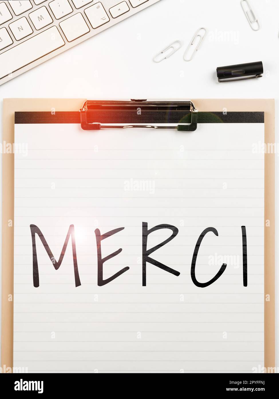Merci word hi-res stock photography and images - Alamy