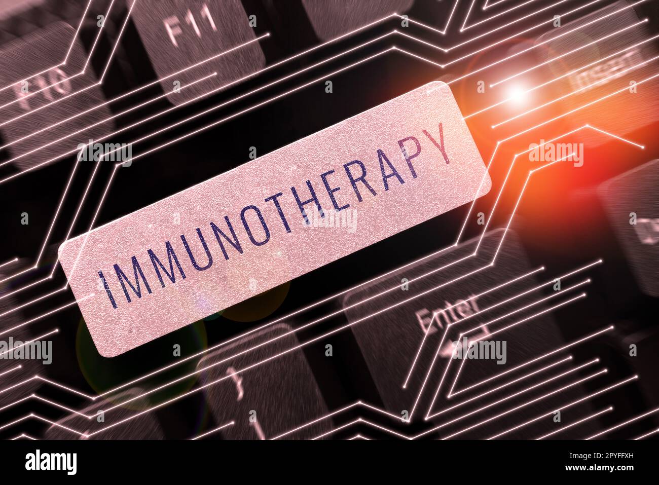 Conceptual caption Immunotherapy. Internet Concept treatment or ...