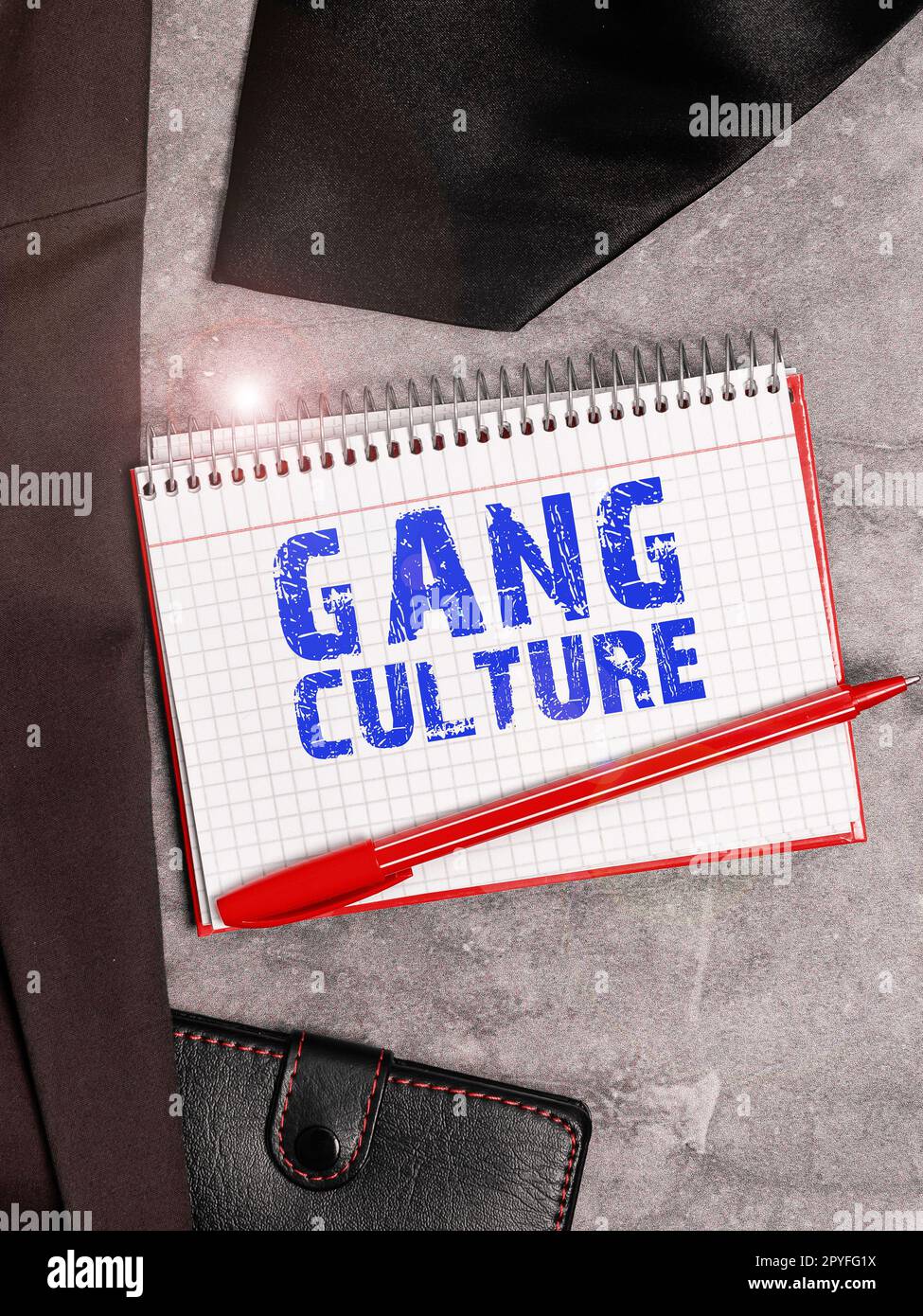 Sign displaying Gang Culture. Business approach particular organization ...