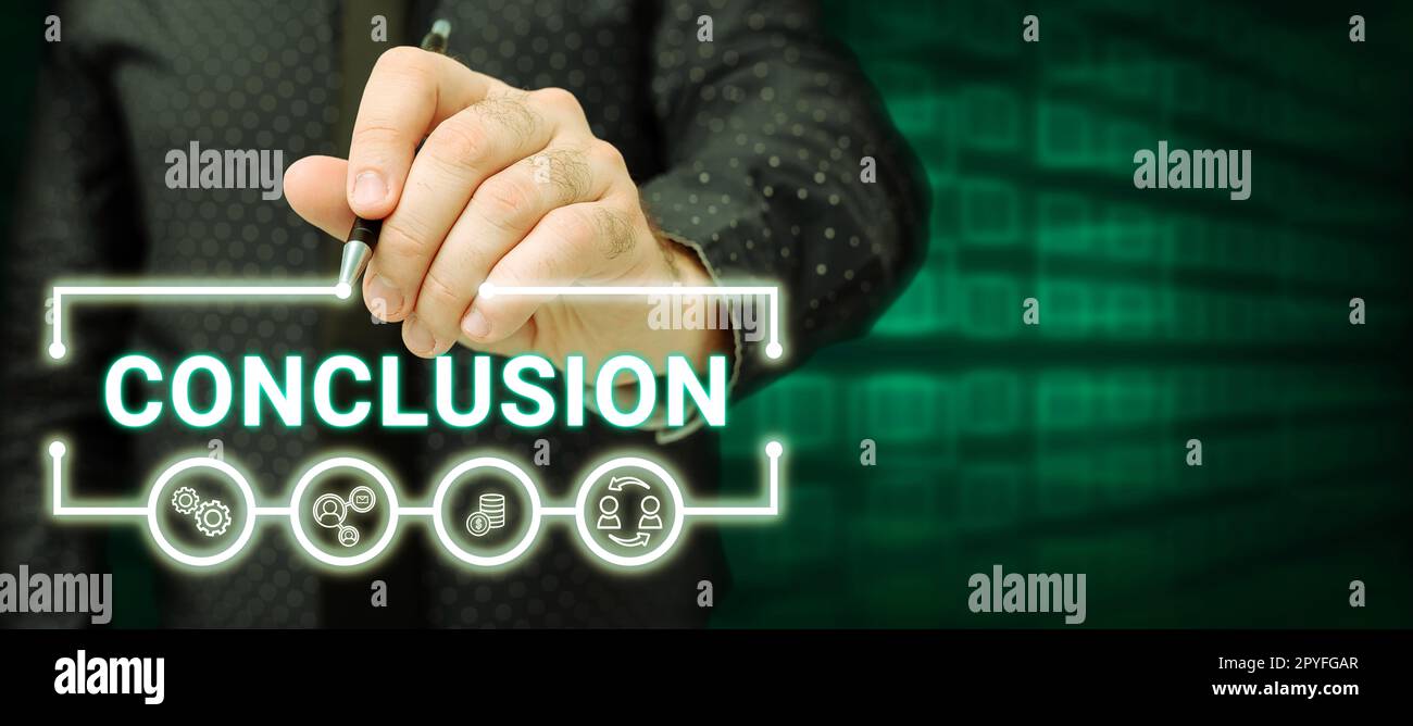 Conclusion hi-res stock photography and images - Alamy
