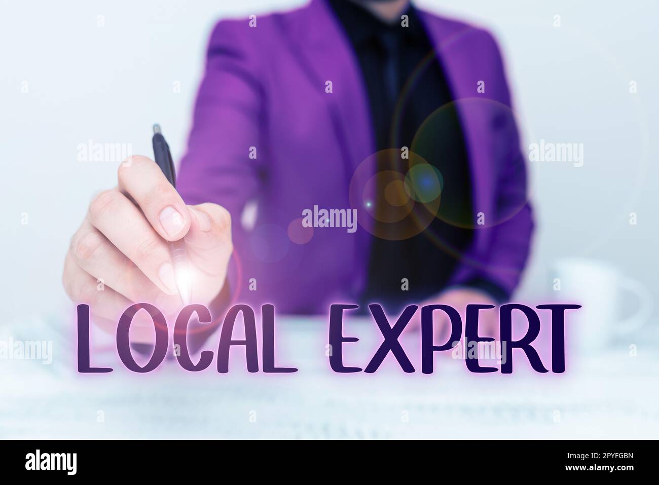 Handwriting text Local Expert. Word for offers expertise and assistance ...