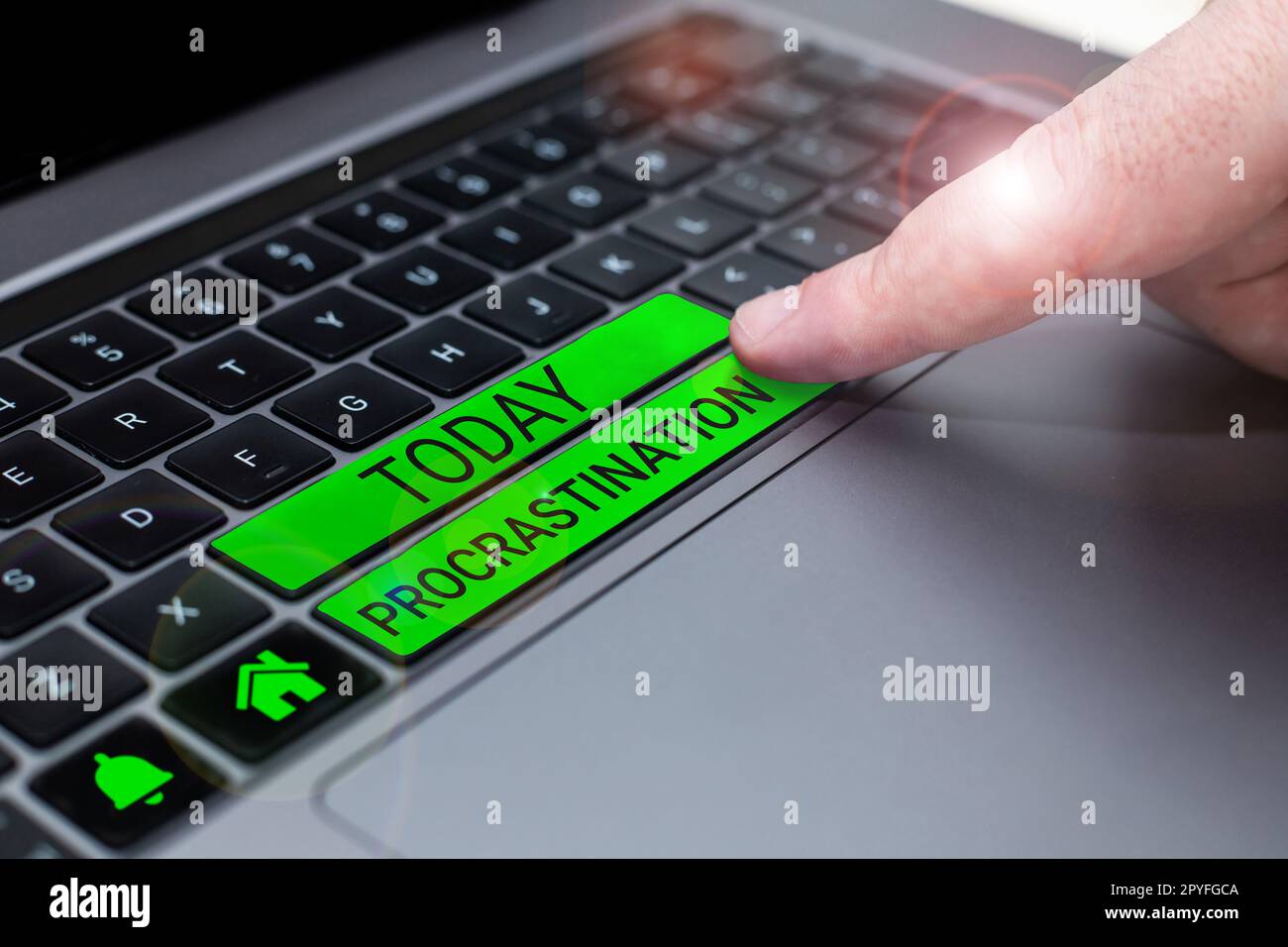 Conceptual caption Procrastination. Business approach Delay or Postpone ...