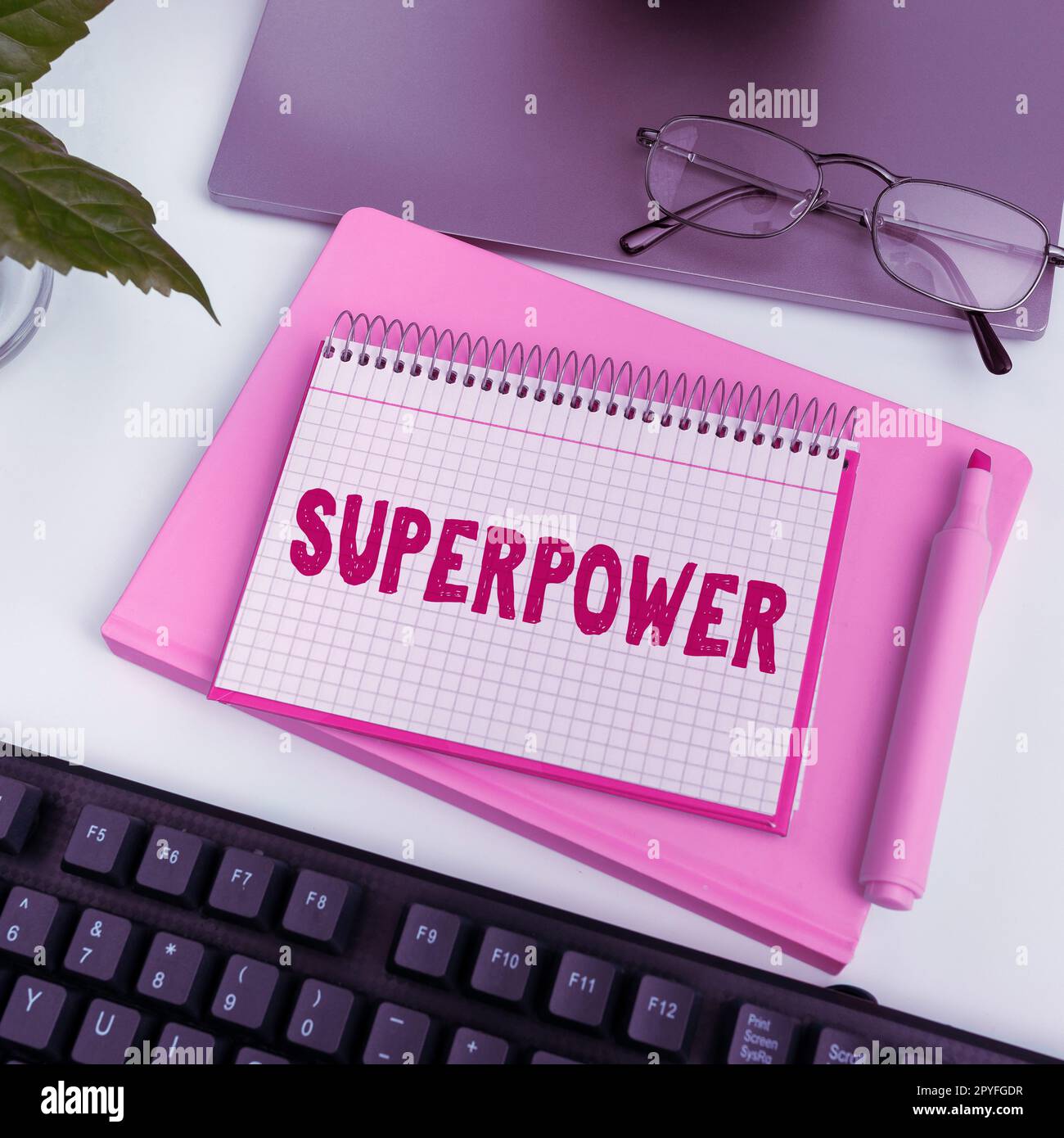 Writing displaying text Superpower. Business idea a power or ability of ...