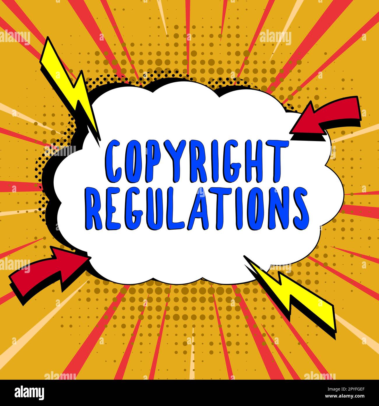 Conceptual caption Copyright Regulations. Internet Concept body of law ...