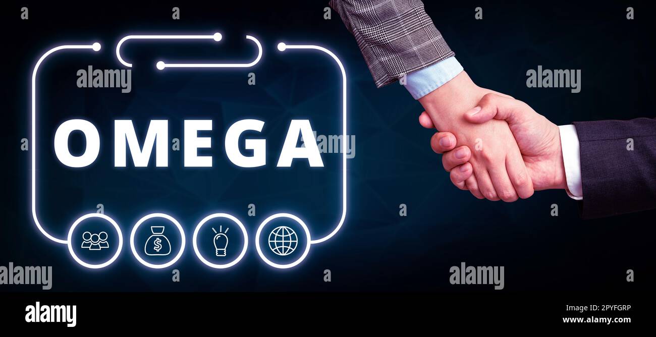 Conceptual caption Omega. Business approach Class of essential fatty ...