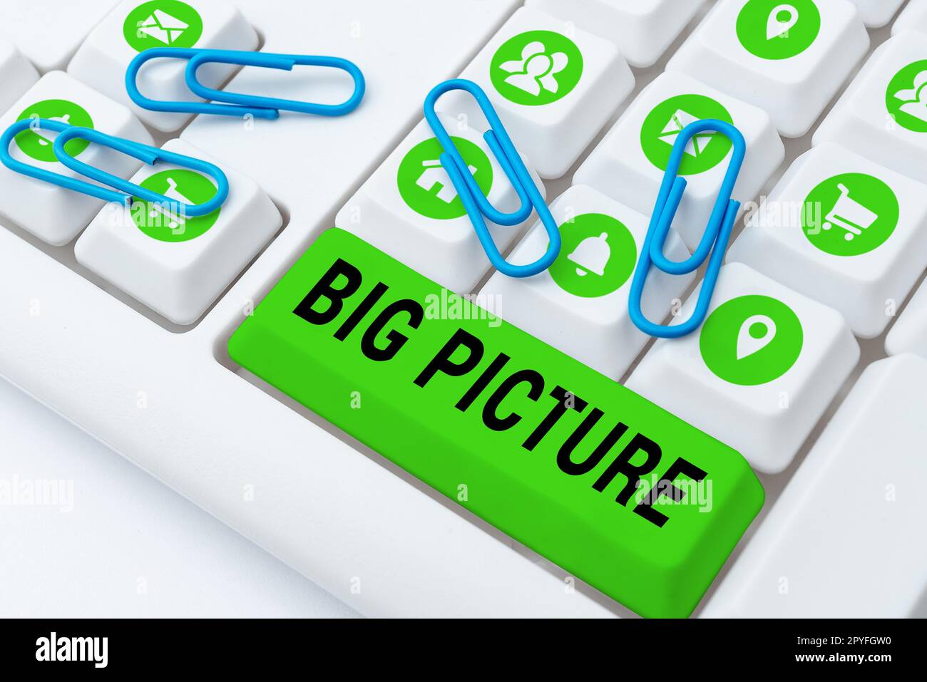 Sign displaying Big Picture. Concept meaning most important facts about ...