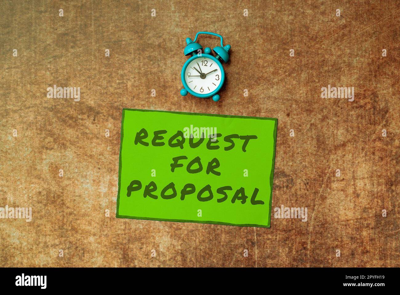 Sign displaying Request For Proposal. Word for document contains ...