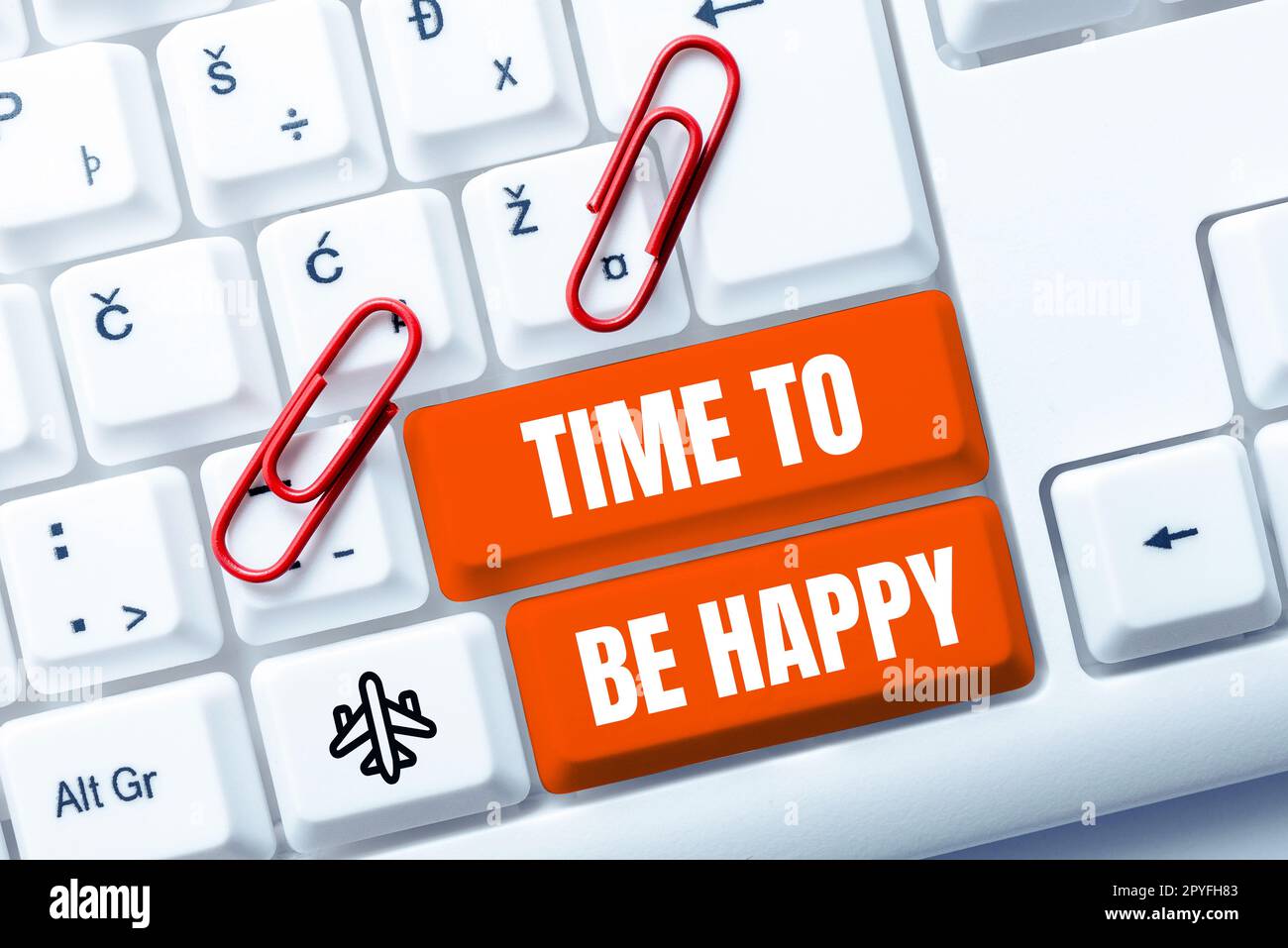 Inspiration showing sign Time To Be Happy. Business showcase meaningful ...