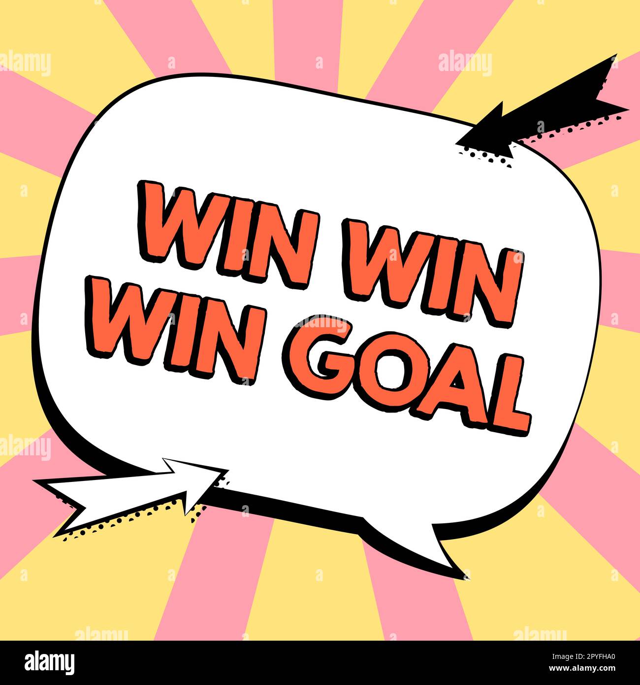 Writing displaying text Win Win Win Goal. Internet Concept Approach ...